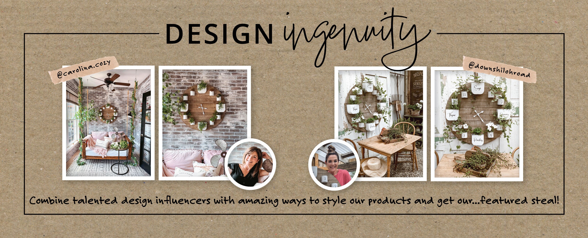 Design Ingenuity: Styling with Our Shiplap Clock and Aged Enamel Plant - Decor Steals