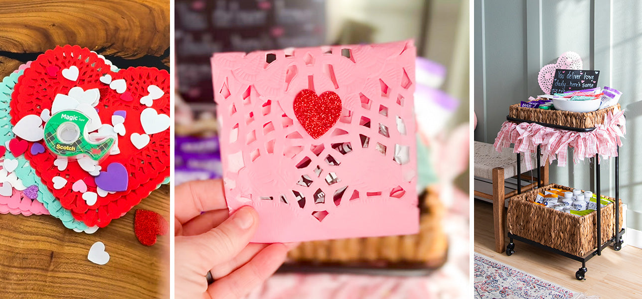 DIY Heart Doily Envelopes for Valentine’s Day (An Affordable Decor Ide ...