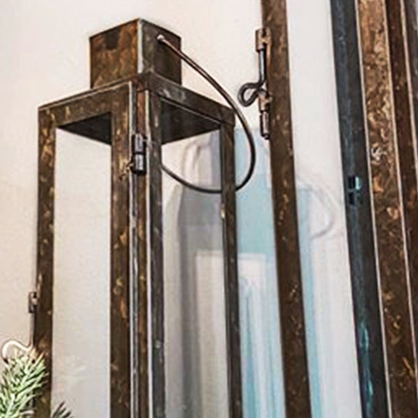 Large Rustic Lanterns | Large Rustic Lanterns Set - Decor Steals