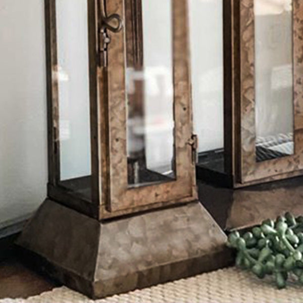 Large Rustic Lanterns | Large Rustic Lanterns Set - Decor Steals