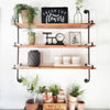 Industrial Three-Tiered Open Shelving System - Decor Steals