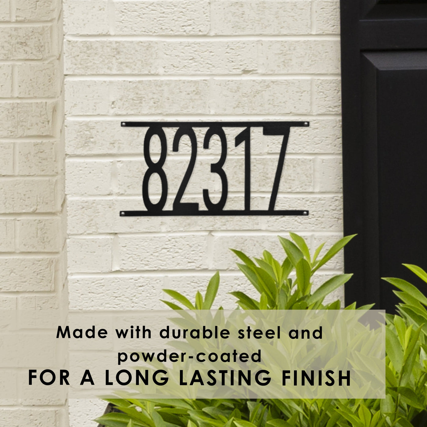 Simple Address Modern Plaque - 3 Sizes - Address Numbers for Outside ...