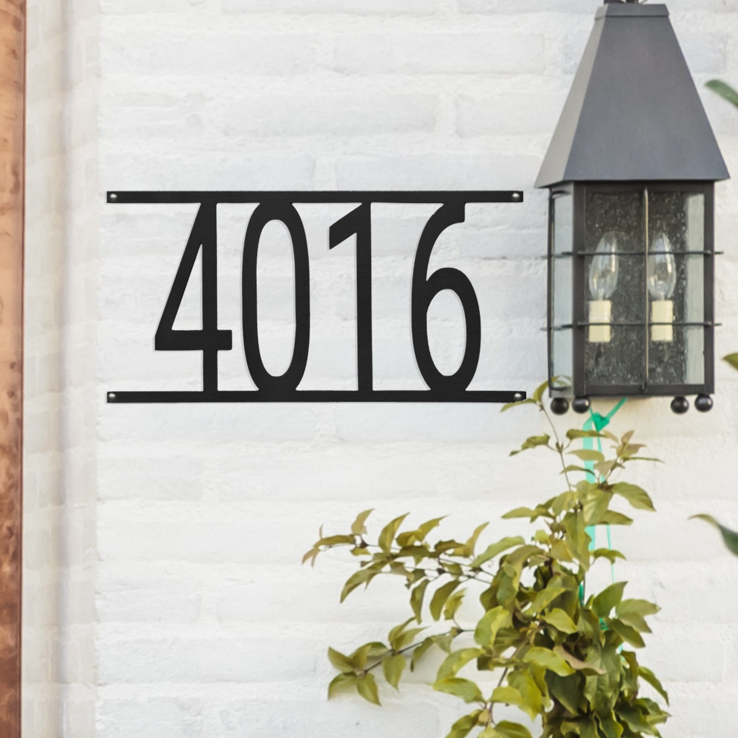 Simple Address Modern Plaque - 3 Sizes - Address Numbers for Outside ...