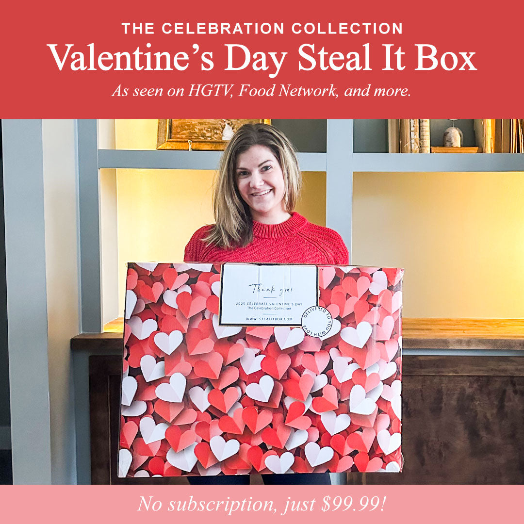 Get the box - 2025 Celebrate Valentine's Day Steal It Box - Decor Steals