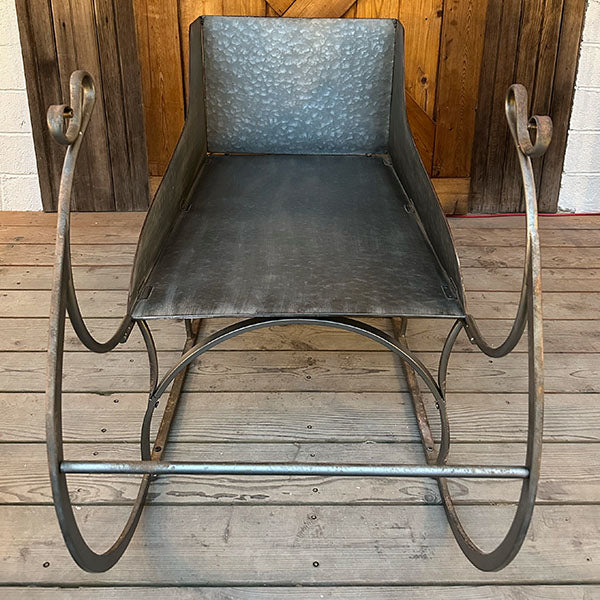 50 Inch Huge Metal Sleigh - Default Title - Decor Steals