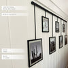 Gallery Wall Photo Rail with Frames - Decor Steals