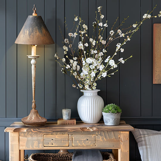 Distressed Table Lamp - Decor Steals