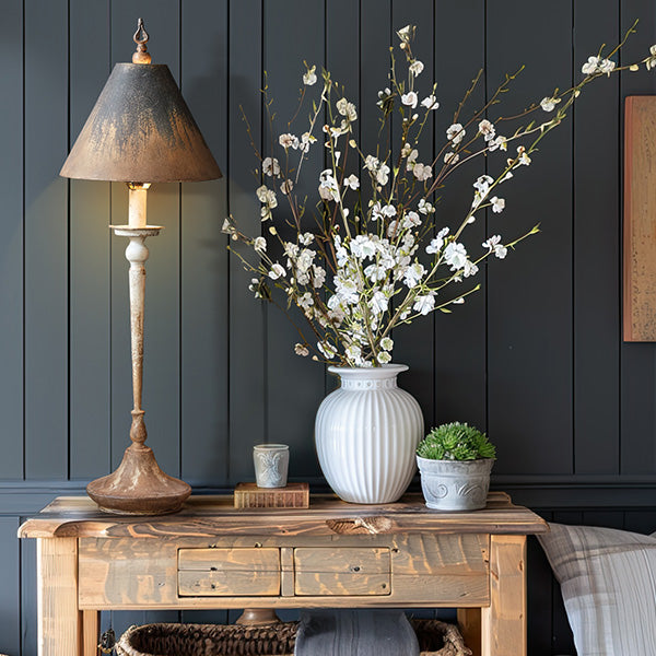 Distressed Table Lamp - Decor Steals
