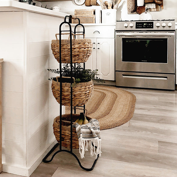 3 Tier Basket Stand - Decor Steals