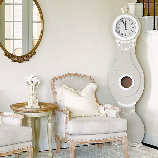 Swedish Mora Clock | Distressed Swedish Mora Floor Clock - Decor Steals