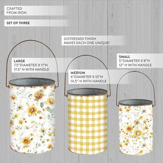 Metal Pails - Decor Steals