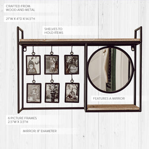 Mirror and Photo Frame Organizer - Decor Steals
