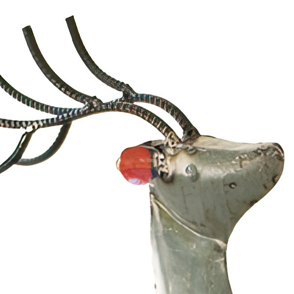 Recycled Iron Deer, Set of 2 - Decor Steals