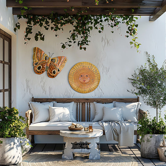 Artisanal Handcrafted Summer Wall Decor, Choose Your Style - Metal ...