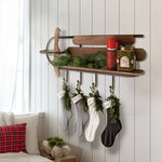 Wooden Sled Shelf - Decor Steals