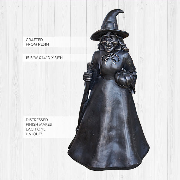 31 Inch Enchanting Witch Statue - Decor Steals