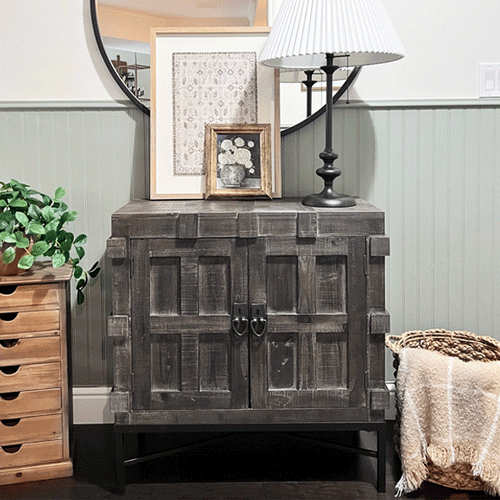 Storage Trunk on Stand - Decor Steals