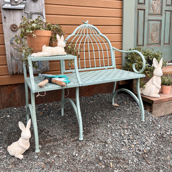 Birdcage Inspired Outdoor Garden Bench - Decor Steals
