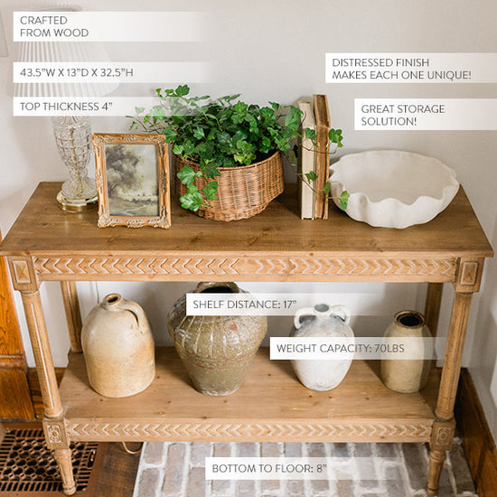 Madison Wooden Console Table - Decor Steals