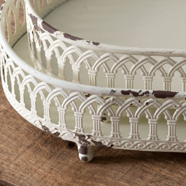 Metal Chantilly Tabletop Trays - Decor Steals