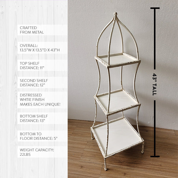 3-Tiered Shelving Unit - Decor Steals