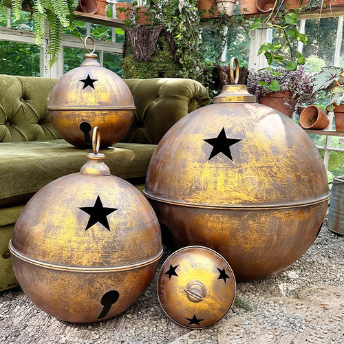 Oversized Christmas Bells, Set of 4 - Decor Steals