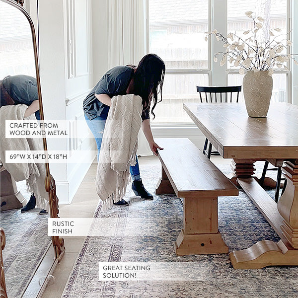 Fort Dining Bench - Decor Steals