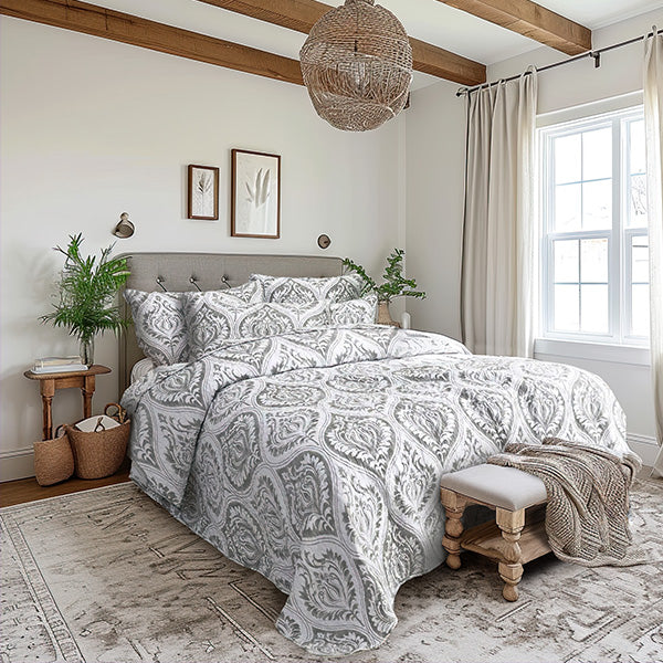 Farmhouse Bedding Set - King - Decor Steals