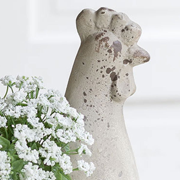 Large Barnyard Hen Planter | Farmhouse Friends - Decor Steals