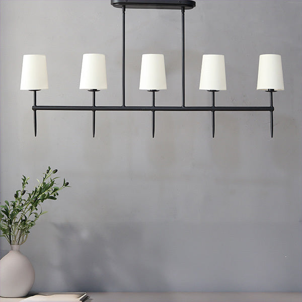 5 Light Linear Modern Chandelier - Decor Steals