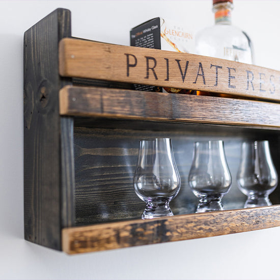 Private Reserve Barrel Staves Bar Shelf - Default Title - Decor Steals