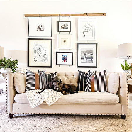 DIY Hanging Gallery Wall Rail, Set of 2 - Decor Steals