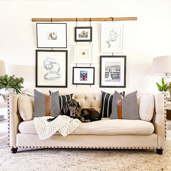 DIY Hanging Gallery Wall Rail, Set of 2 - Decor Steals