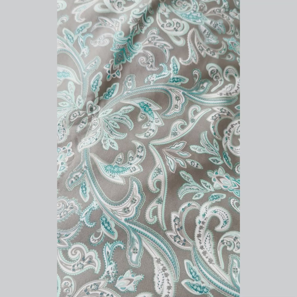 Damask Sage Duvet Cover Set - Decor Steals