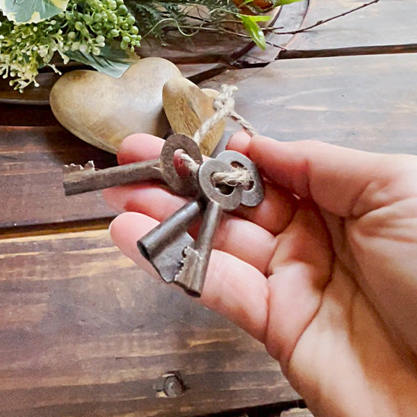 Found Antique Iron Keys - Default Title - Decor Steals
