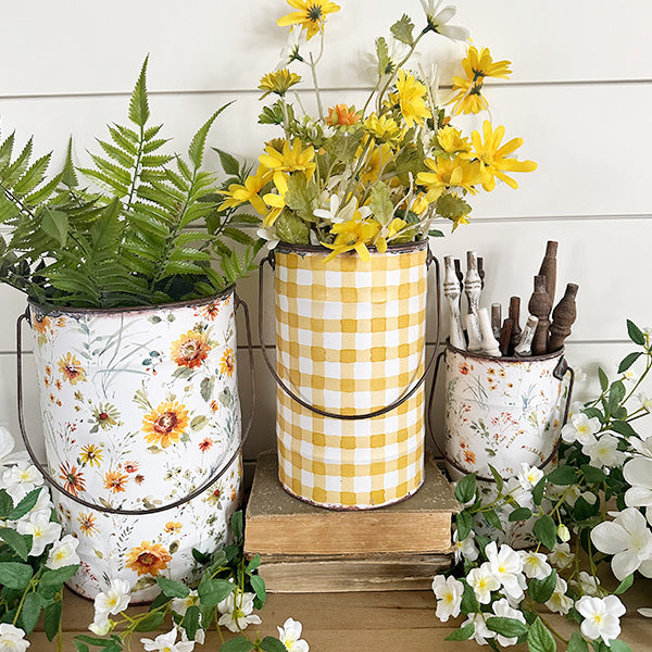 Metal Pails - Decor Steals