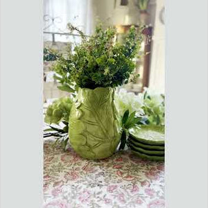 Green Cabbageware Flower Vase - Default Title - Decor Steals