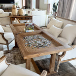 Hidden Storage Puzzle Dining Table - Decor Steals