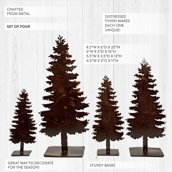 Metal Christmas Trees - Decor Steals