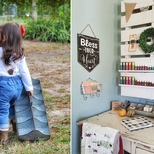 Galvanized Caddy | Feed Trough | Storage Bin - Default Title - Decor Steals