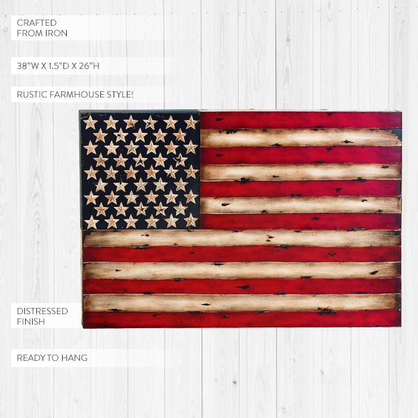 American Flag Wall Decor - Decor Steals