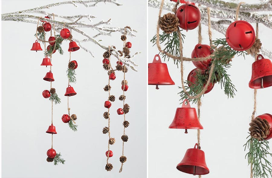 Red Bell Garlands – Decor Steals