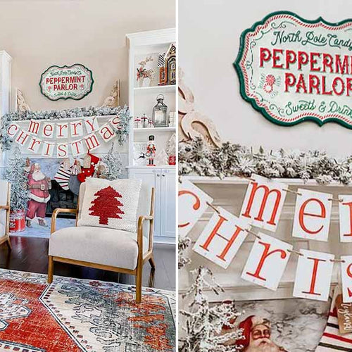 Peppermint Parlor Sign - Decor Steals