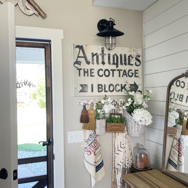 Pivoting European Vintage Caged Wall Sconce, Set of 2 - Decor Steals