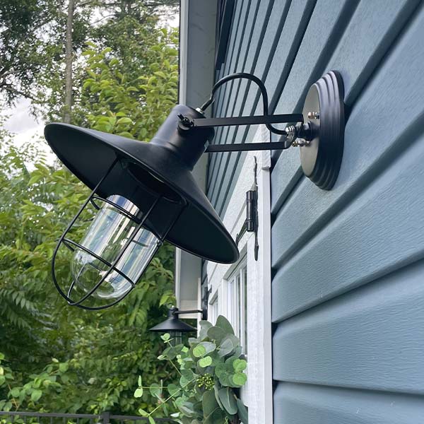 Pivoting European Vintage Caged Wall Sconce, Set of 2 - Decor Steals