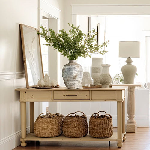 HUGE Hand Made Textured Vase - Decor Steals
