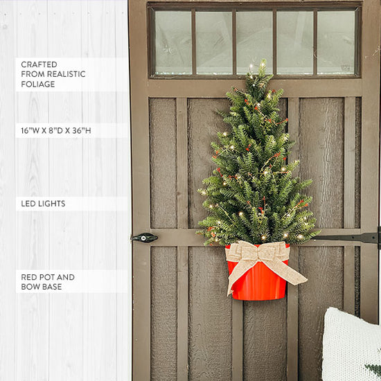 Door Christmas Tree - Decor Steals