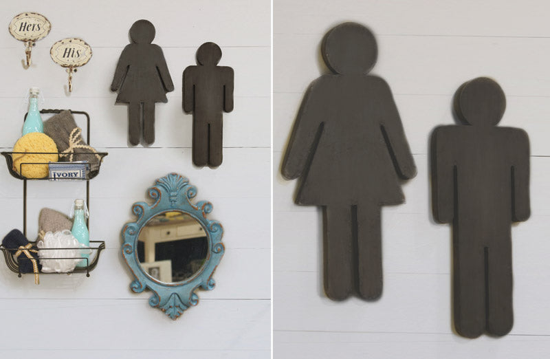 Metal Gender Signs Gender Bathroom Signs Bathroom Signs – Decor Steals