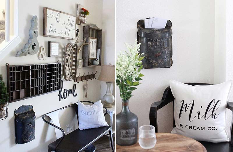 Mail Boxes | Tin Mail Box | Vintage Mail Box - Decor Steals