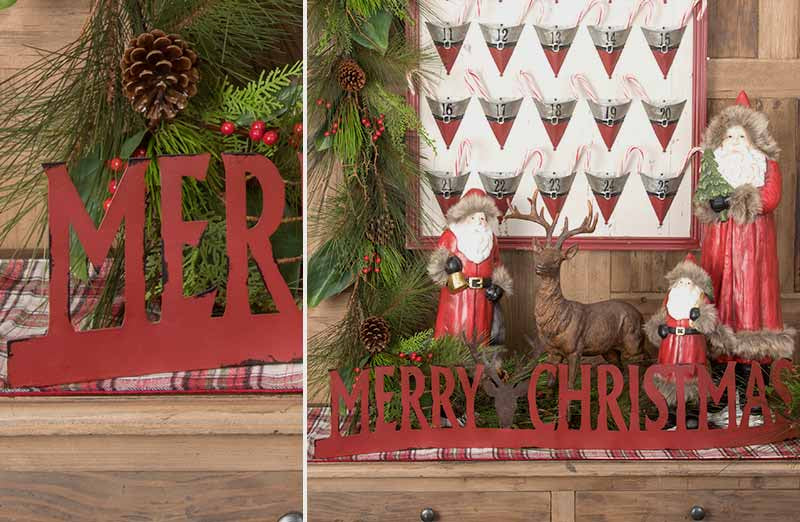 Rustic "Merry Christmas" Table Sign - Merry Christmas Signs – Decor Steals